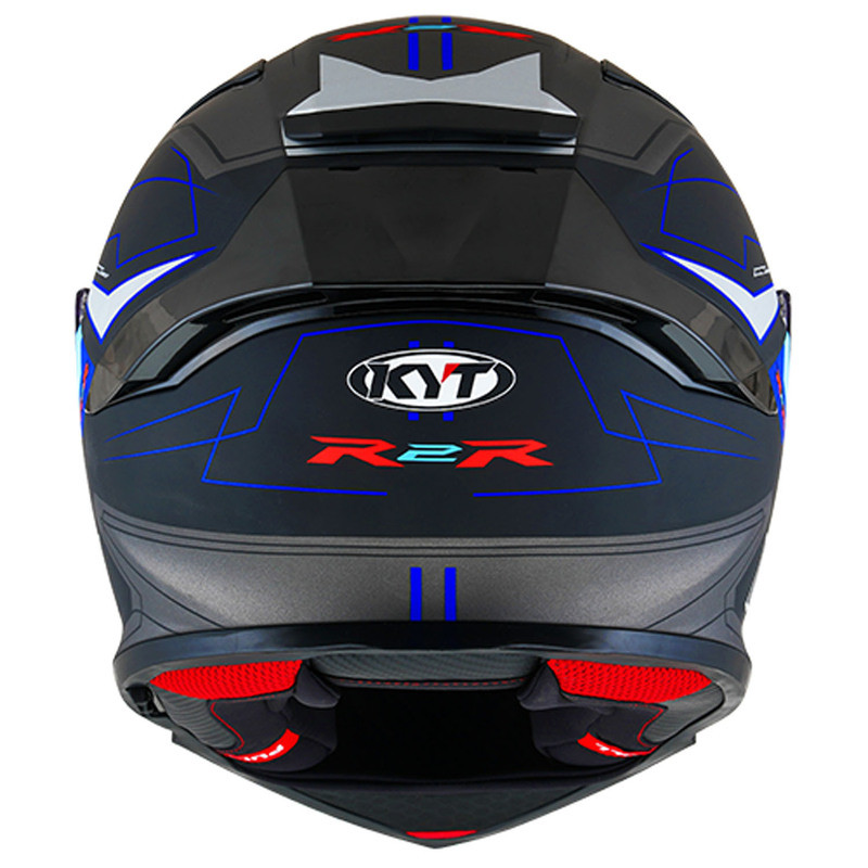 KYT R2R LED Matte Blue Black Helmet - Speed Addicts