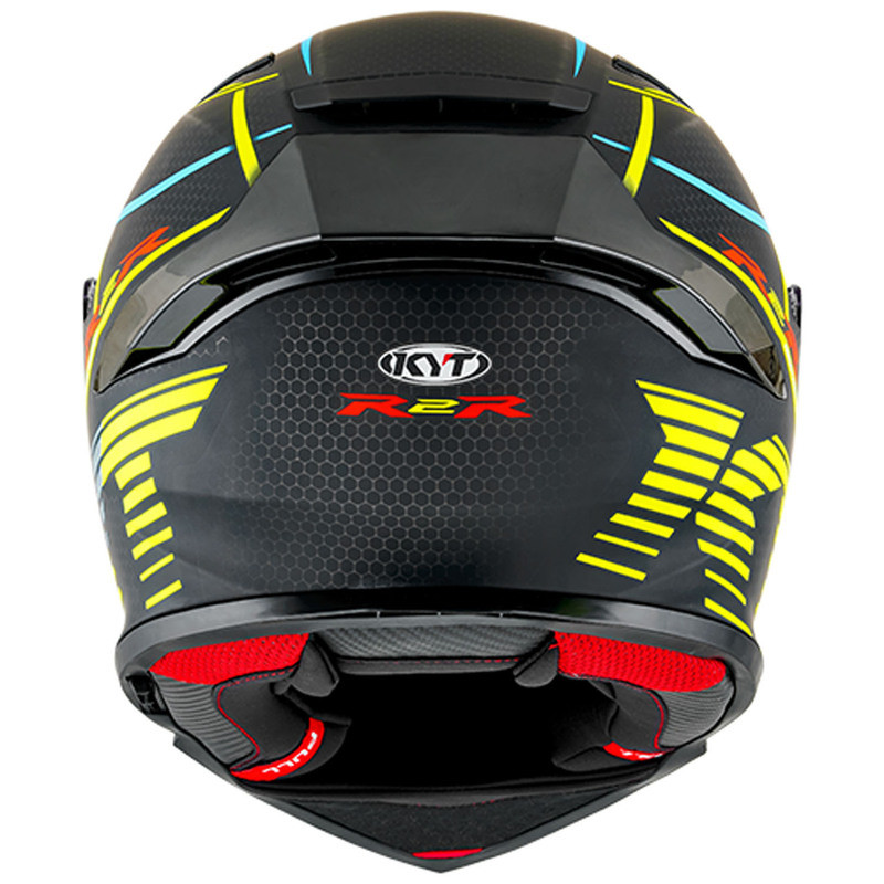 KYT R2R Concept Matte Black Yellow Helmet - Speed Addicts