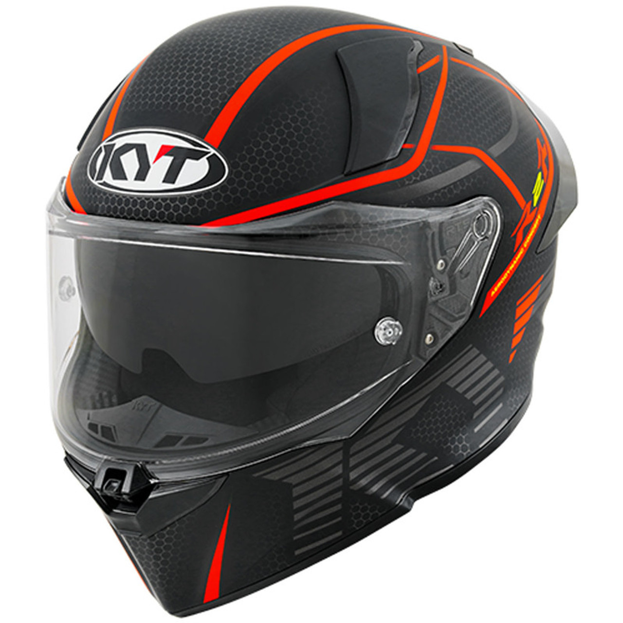 KYT R2R Concept Matte Black Red Helmet - Speed Addicts