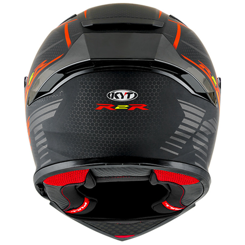 KYT R2R Concept Matte Black Red Helmet - Speed Addicts