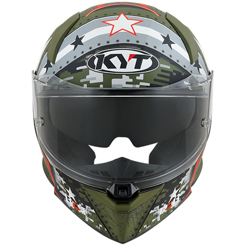 KYT R2R Assault Matte Army Green Helmet - Speed Addicts