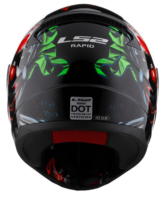 LS2 Rapid II Happy Dreams Gloss Black Helmet - Speed Addicts
