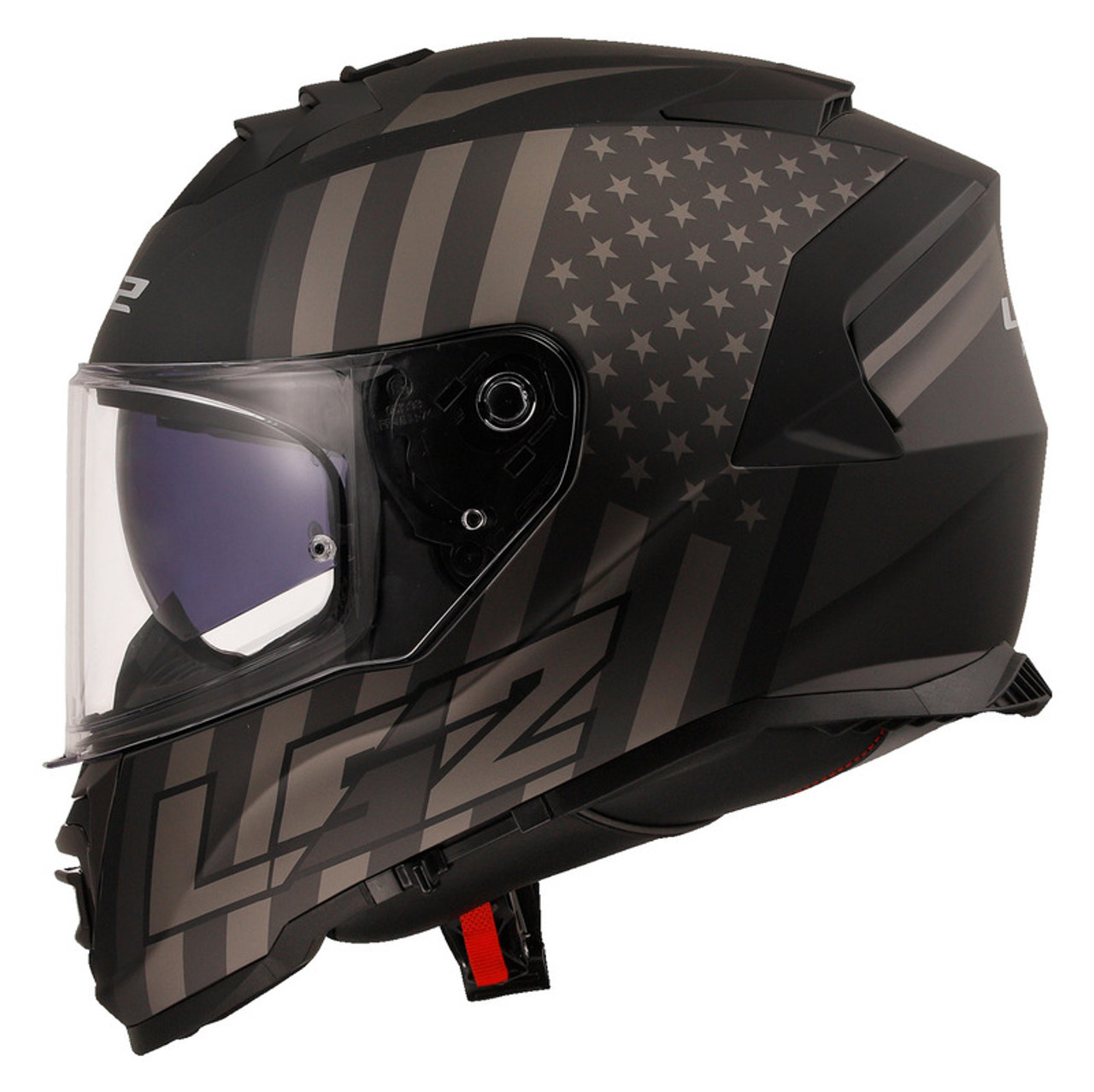 LS2 Assault Flag Matte Black Gray Helmet - Speed Addicts