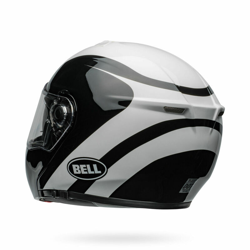 Bell SRT Modular Velo White Black Helmet - Speed Addicts