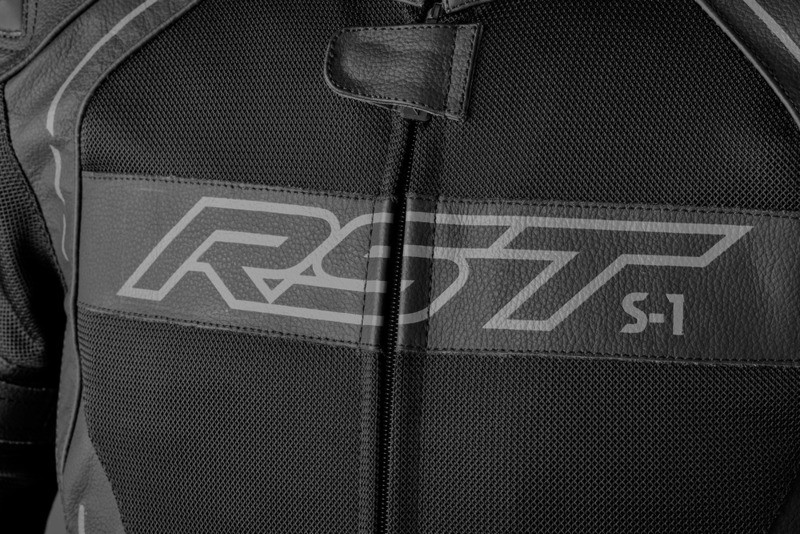 RST S1 Mesh CE Black Leather Jacket - Speed Addicts
