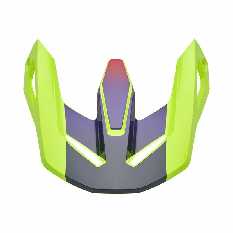 Fox Racing V1 Flora Yellow Visor - Speed Addicts