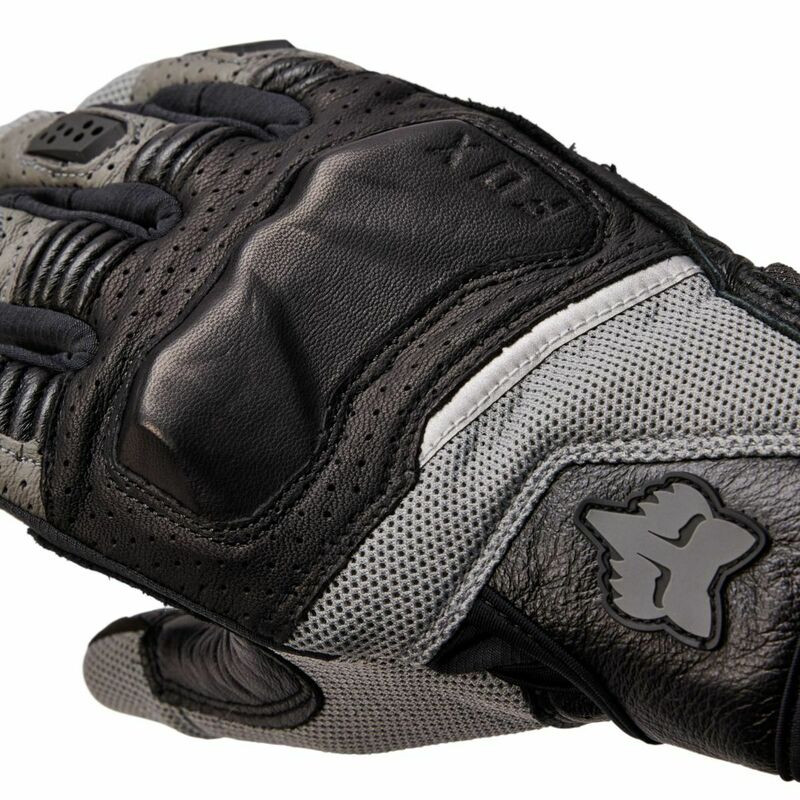 Fox Racing Bomber Pro Air Black Gray Gloves - Speed Addicts