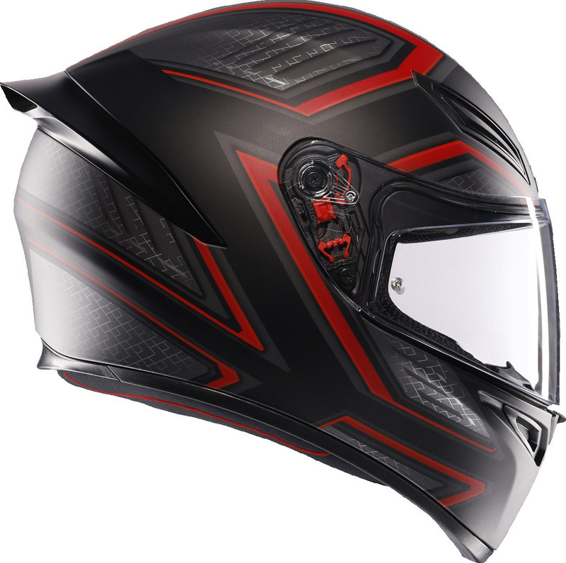 AGV K1 S Sling Matte Black Red Helmet - Speed Addicts