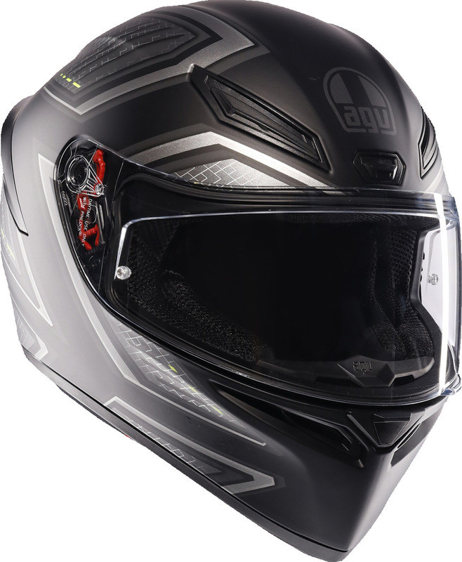 AGV K1 S Sling Matte Black Gray Helmet - Speed Addicts