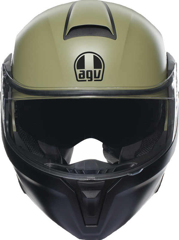 AGV StreetModular Mono Matte Pastello Green Black Helmet - Speed Addicts