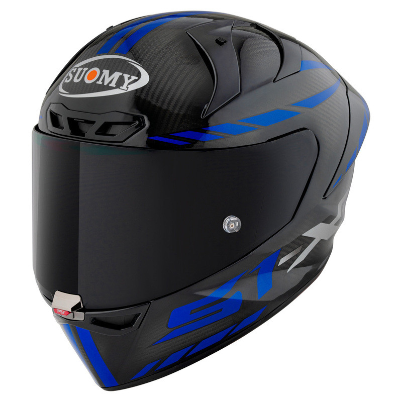 Suomy S1-XR GP Carbon Hyper Blue Helmet - Speed Addicts