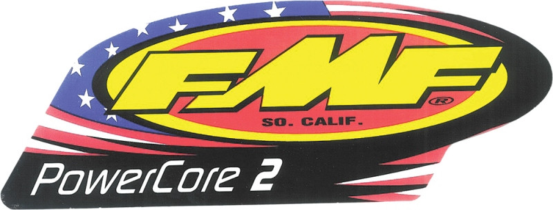 Fmf Exhaust 2-Stroke Powercore 2 Decal - 012694 - Speed Addicts