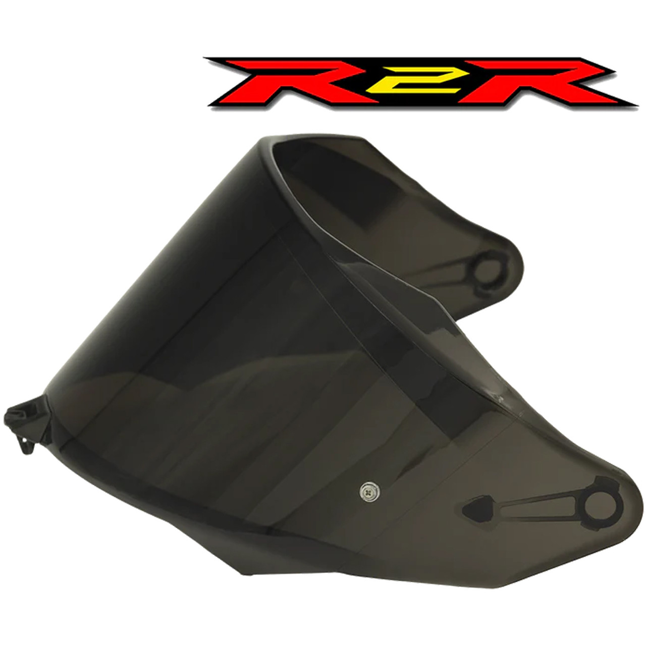 KYT R2R Dark Smoke Shield - Speed Addicts