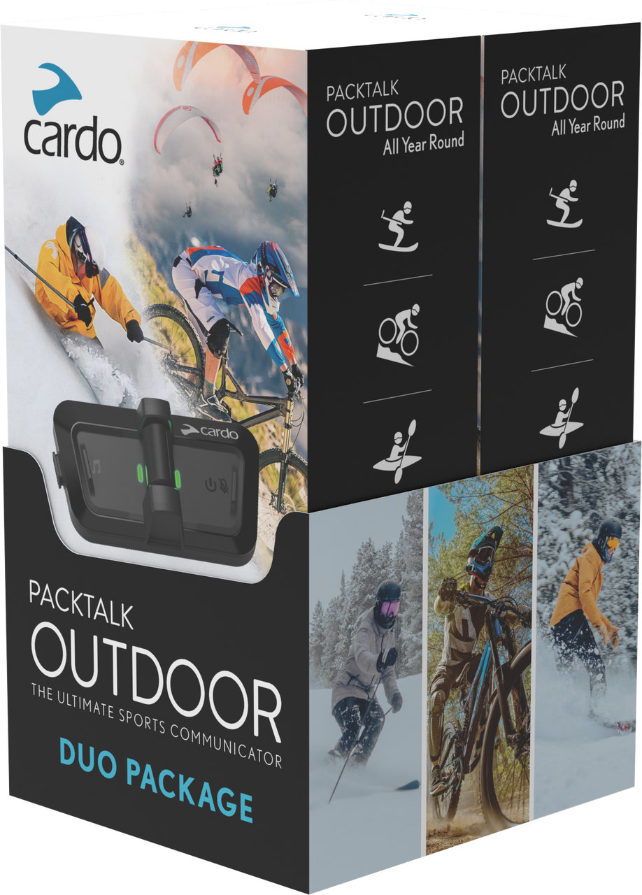 Cardo Packtalk Outdoor Duo Black - Speed Addicts