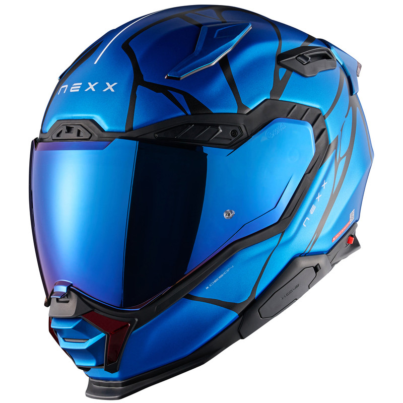 Nexx XWST3 B-Side Sky Blue Black Helmet - Speed Addicts