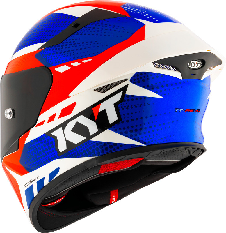 KYT TT-Revo Gear Blue Red Helmet - Speed Addicts