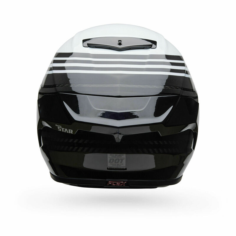 Bell Race Star DLX Flex Dash White Black Helmet - Speed Addicts