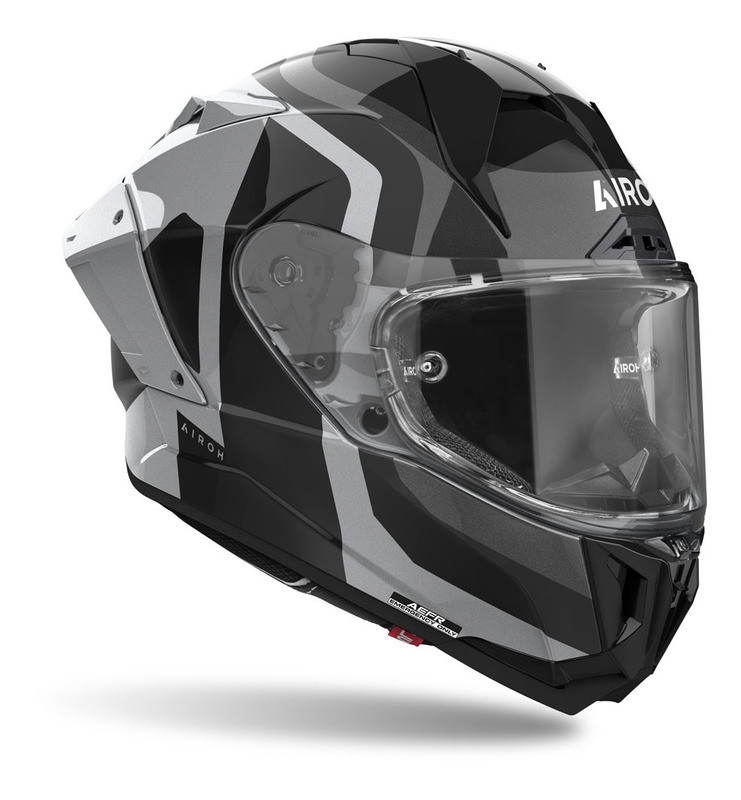 Airoh GP 800 Competition Grey Gloss Helmet - Speed Addicts