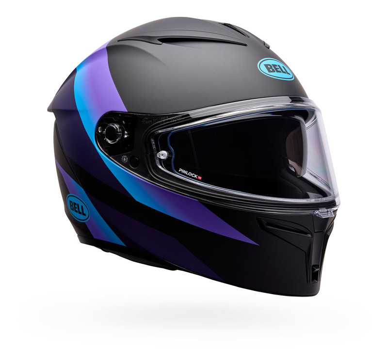 Bell Lithium Black Purple Passion Helmet - Speed Addicts