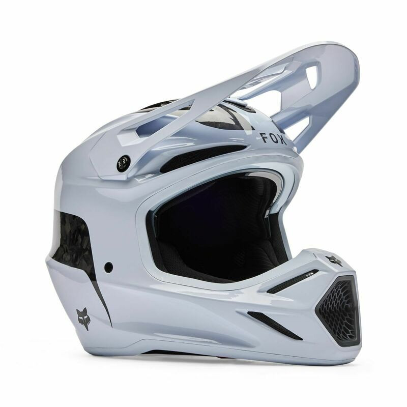 Fox Racing V3 RS Fracture White Helmet - Speed Addicts