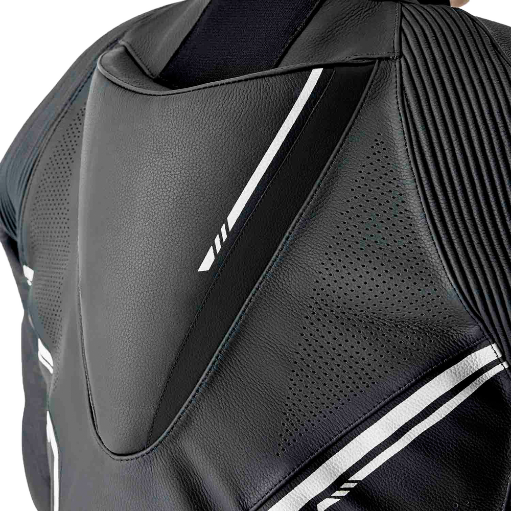 RST S1 D3O Black White Leather Suit - Speed Addicts