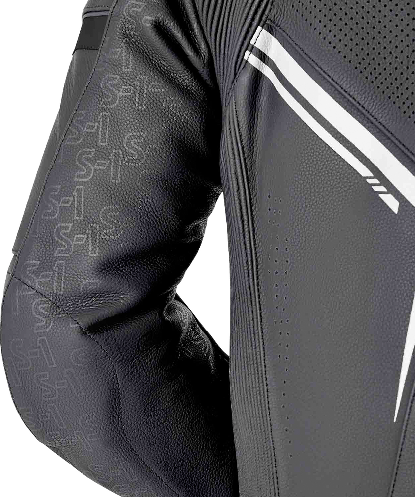 RST S1 D3O Black White Leather Suit - Speed Addicts