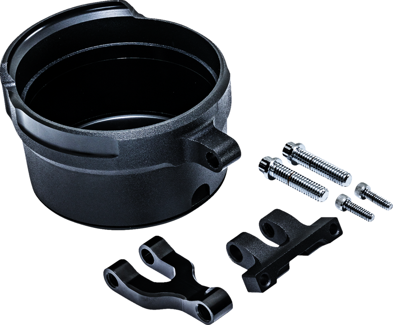 Performance Machine Gauge Relocation Kit Round Black Ops - 0208-2192 ...