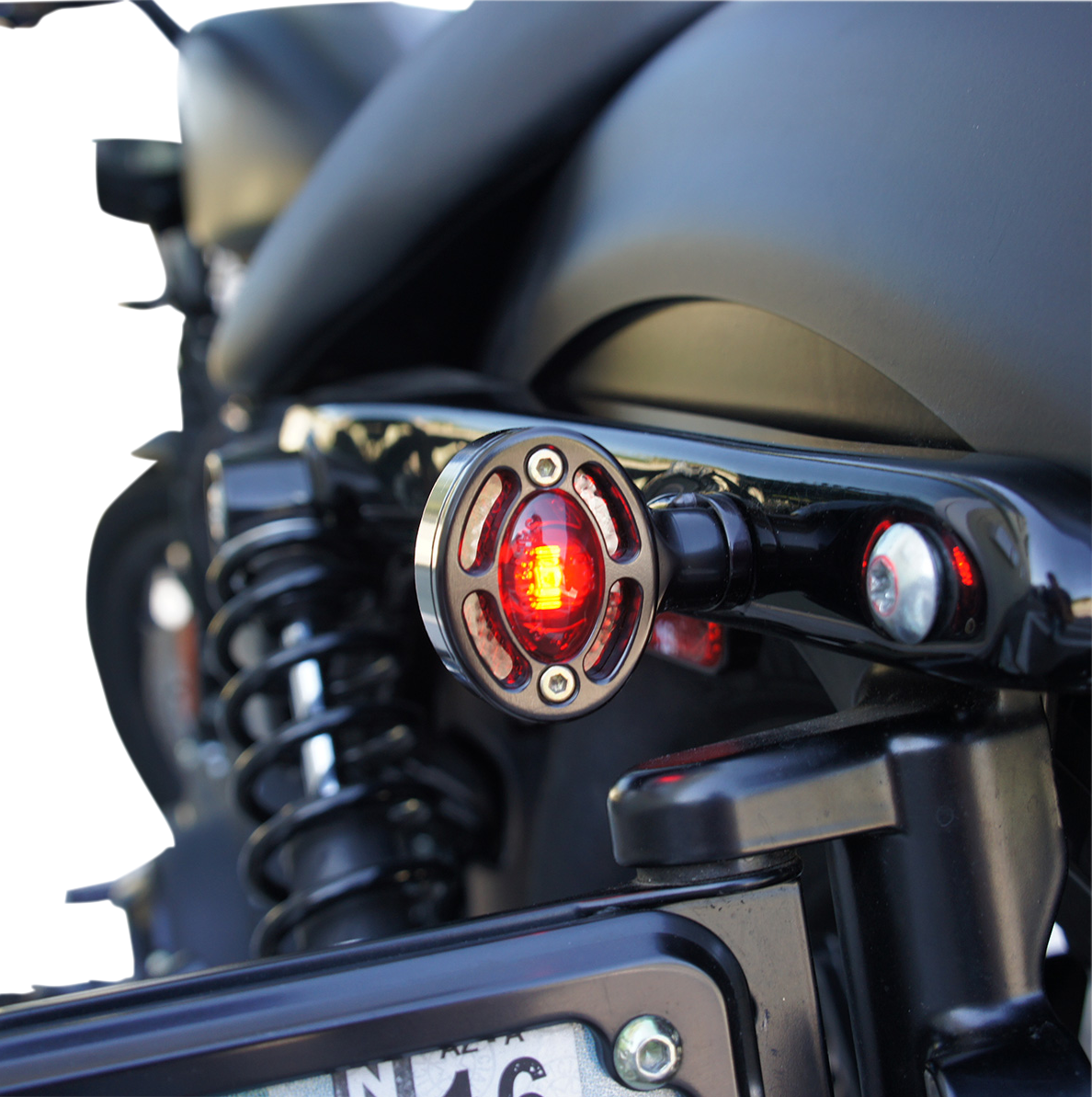 Joker Machine LED Turn Signals size Black with Red LEDs - 05-250-RB ...