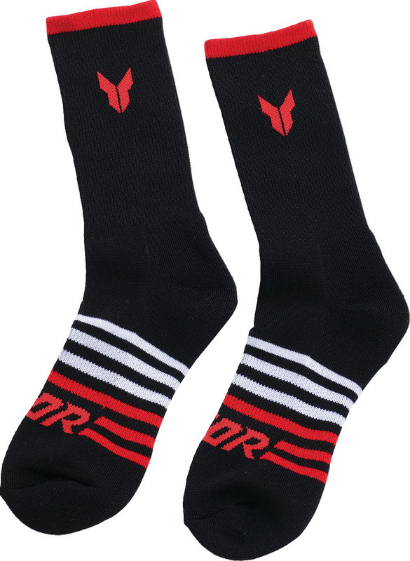 Thor Crew Black Socks - Speed Addicts