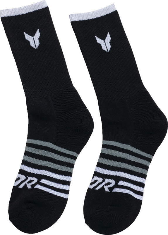 Thor Crew Black Socks - Speed Addicts