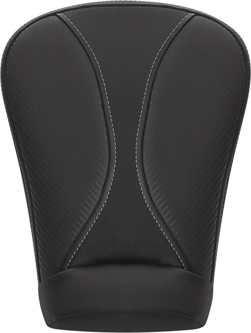 Saddlemen Dominator Pillion Pad Extended Reach Black w/ Gray Stitching ...