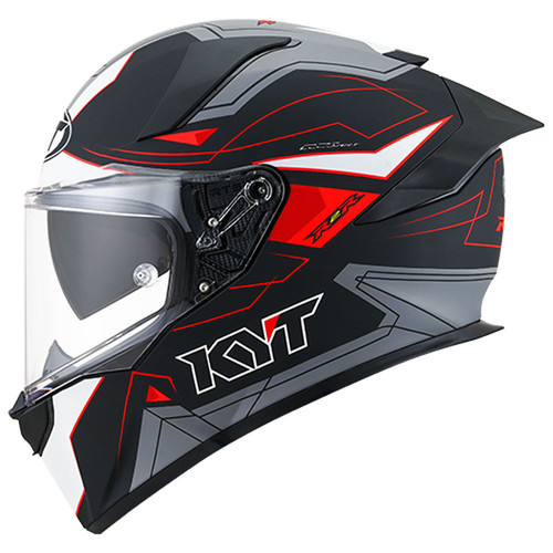 KYT R2R LED Matte Black Grey Helmet - Speed Addicts
