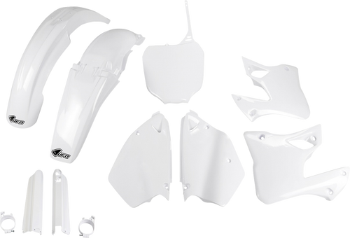 UFO Body Kit White Yamaha YZ '00-'01 - YAKIT300F@046 - Speed Addicts