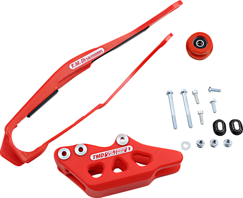 TM Designworks Chain Guide/Slider Honda Red - DCK-OR2-RD - Speed Addicts
