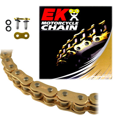 EK 530ZVX3 Gold Ultra High Performance NX-Ring Motorcycle Chain - Speed ...