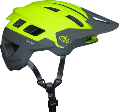 6D ATB-2T Ascent Neon Yellow Gray Matte Helmet - Speed Addicts