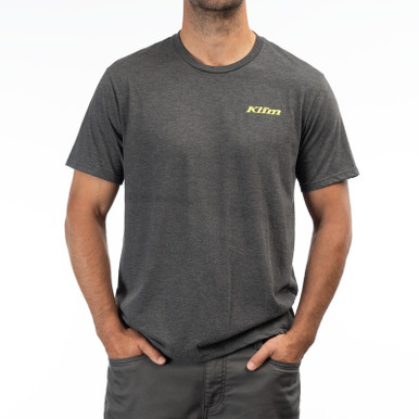Klim Discovery Heathered Charcoal Hi-Vis T-Shirt - Speed Addicts