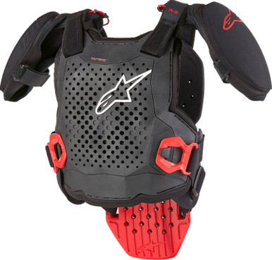 Alpinestars Youth A5 S V2 Black White Red Body Armor - Speed Addicts