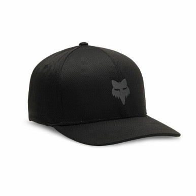 Fox Racing Head Tech Flexfit Black Charcoal Hat - Speed Addicts