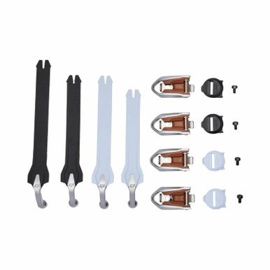 Fox Racing Motion Black White Gum Strap Kit - Speed Addicts