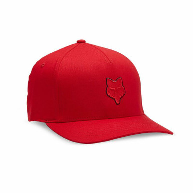 Fox Racing Head Flexfit Flame Red Hat - Speed Addicts