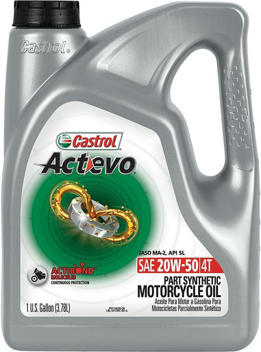Castrol Act>Evo 4T Synthetic Blend 20W50 1 Gal - 15D7D1 - Speed Addicts