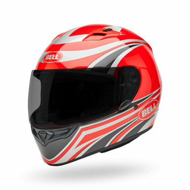 Bell Qualifier Conduit Charcoal Candy Red Helmet - Speed Addicts