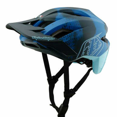 Troy Lee Designs Flowline SE Badge Camo Blue Helmet - Speed Addicts