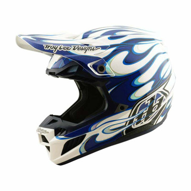 Troy Lee Designs SE5 Composite Torched Blue Helmet - Speed Addicts