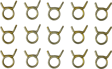 Helix Hose Clamps Self-Tensioning Double Wire 3/8" 15 Pack - 111-1380 ...