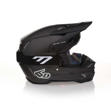 6D ATR-3X Solid Matte Black Helmet - Speed Addicts