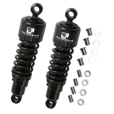 Progressive Suspension 413 Harley Shocks 15.0" Black - 413-4039B ...