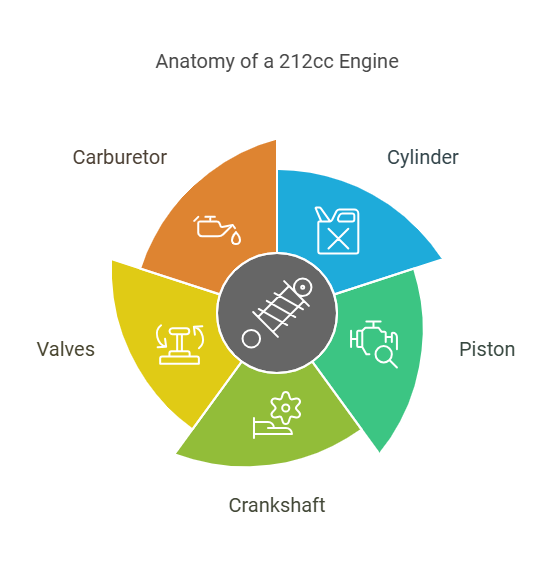 How Does a 212cc Engine Work? Complete Diagram and Breakdown - ARC Racing