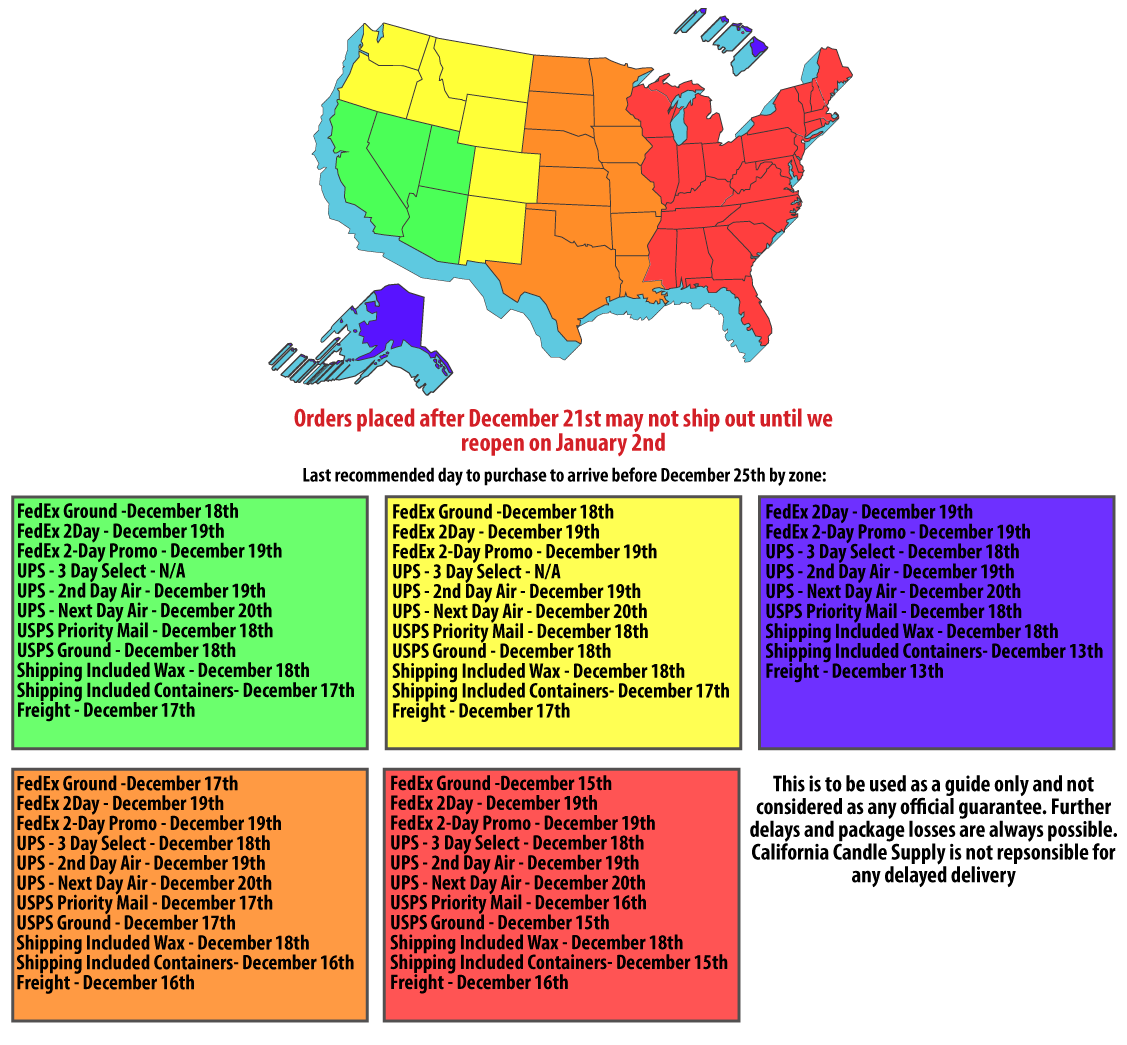 Holiday Shipping Guide 2023
